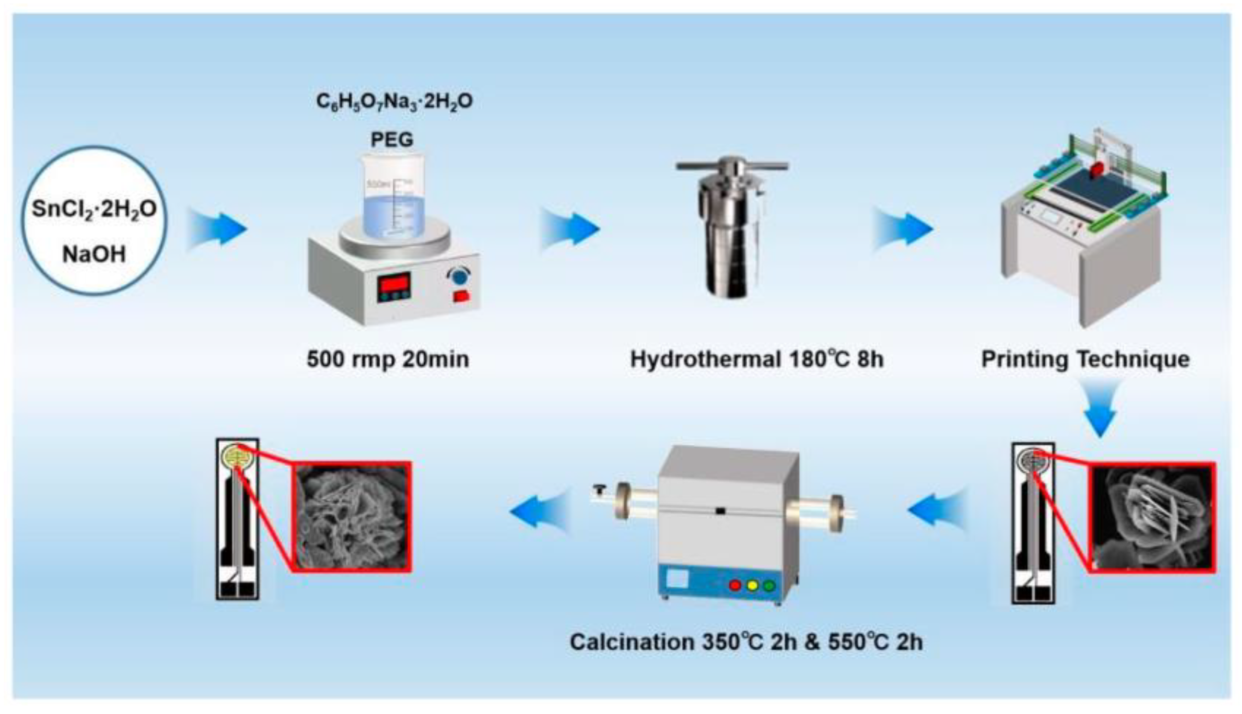In Situ Synthesis of Hierarchical Flower-like Sn/SnO2 Heterogeneous ...