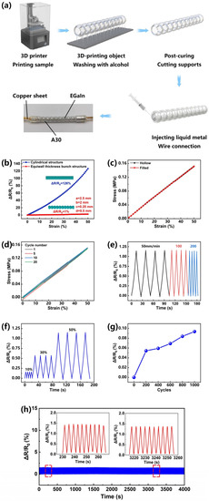 Design and 3D Printing of Stretchable Conductor with High Dynamic Stability