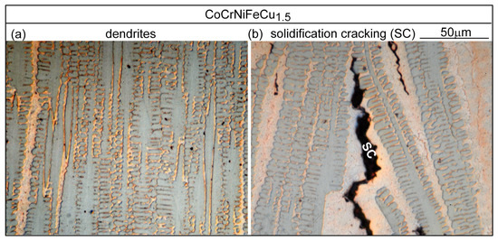 Solidification and Liquation Cracking in Welds of High Entropy ...