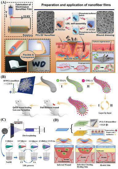Materials | Free Full-Text | Electrospun Nanofiber Membranes with Various Structures for Wound ...
