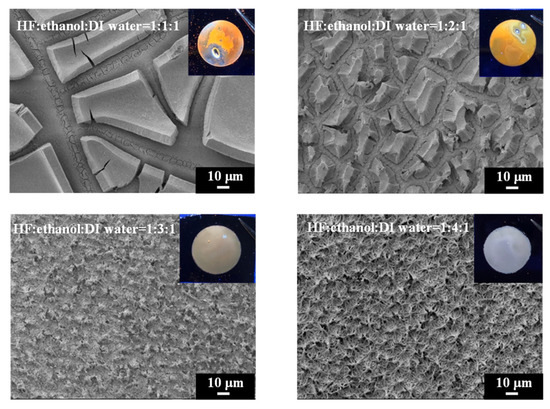 Exploring the Influence of Solvents on Electrochemically Etched Porous ...