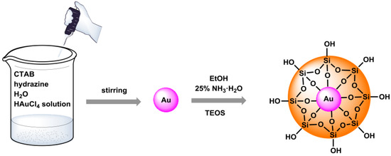 The Optimization of the One-Pot Synthesis of Au@SiO2 Core–Shell ...