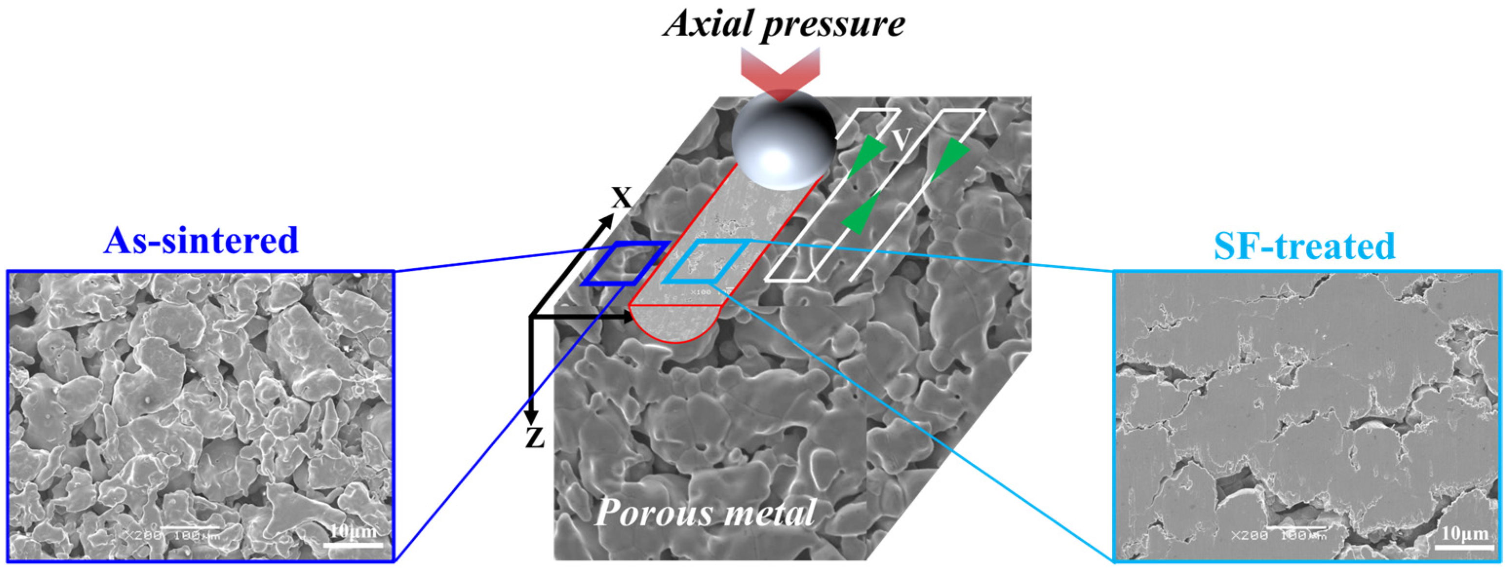 In Situ Fabrication of Gradient Porous Layers on Sintered Metallic ...