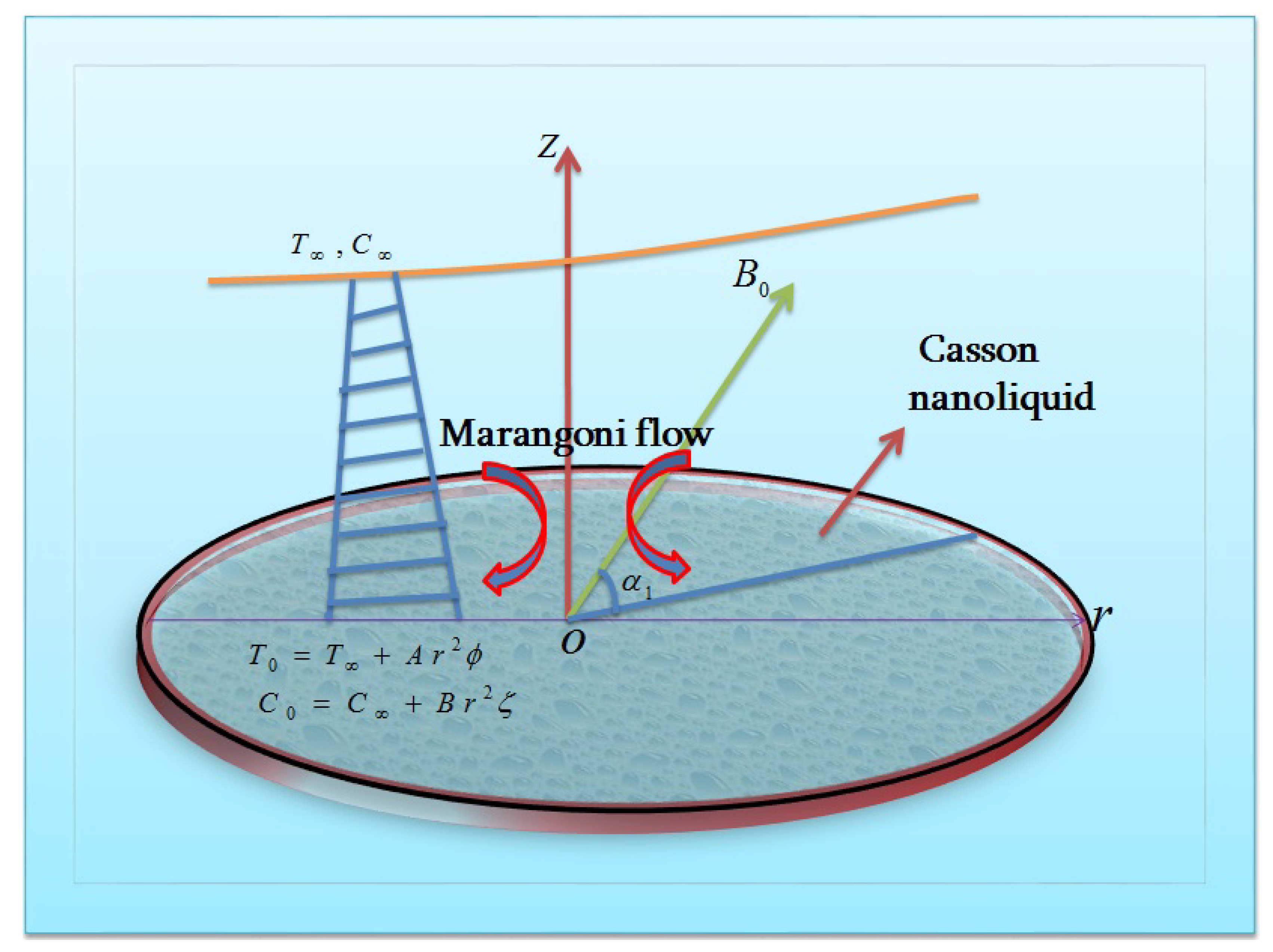 On the MHD Casson Axisymmetric Marangoni Forced Convective Flow of ...