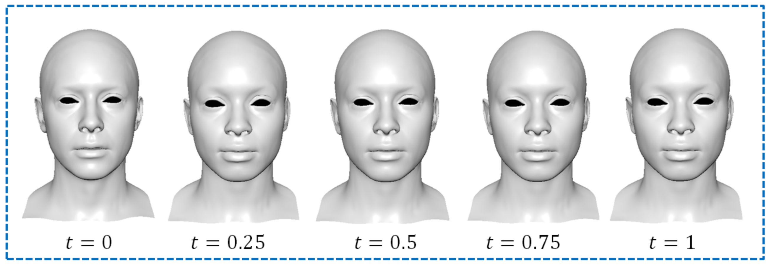 PDE Surface-Represented Facial Blendshapes