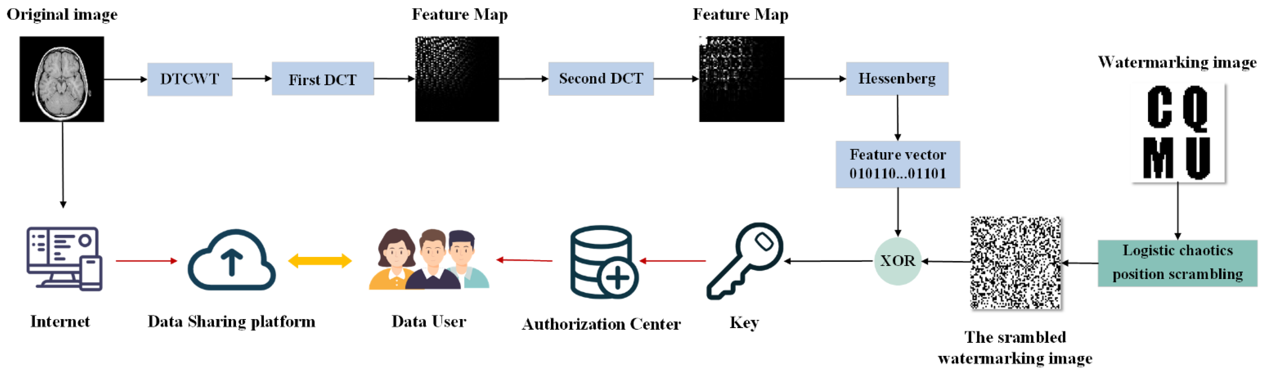 Robust Zero-Watermarking Algorithm for Medical Images Using Double-Tree Complex Wavelet ...