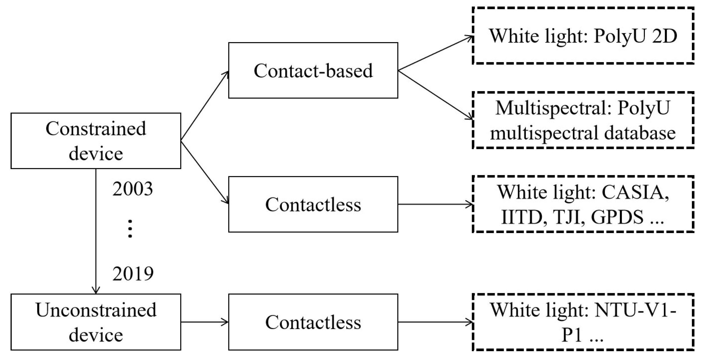 Multiview-Learning-Based Generic Palmprint Recognition: A Literature Review