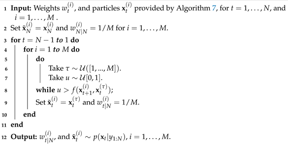 Mathematics Free Full Text On Filtering And Smoothing Algorithms For Linear State Space