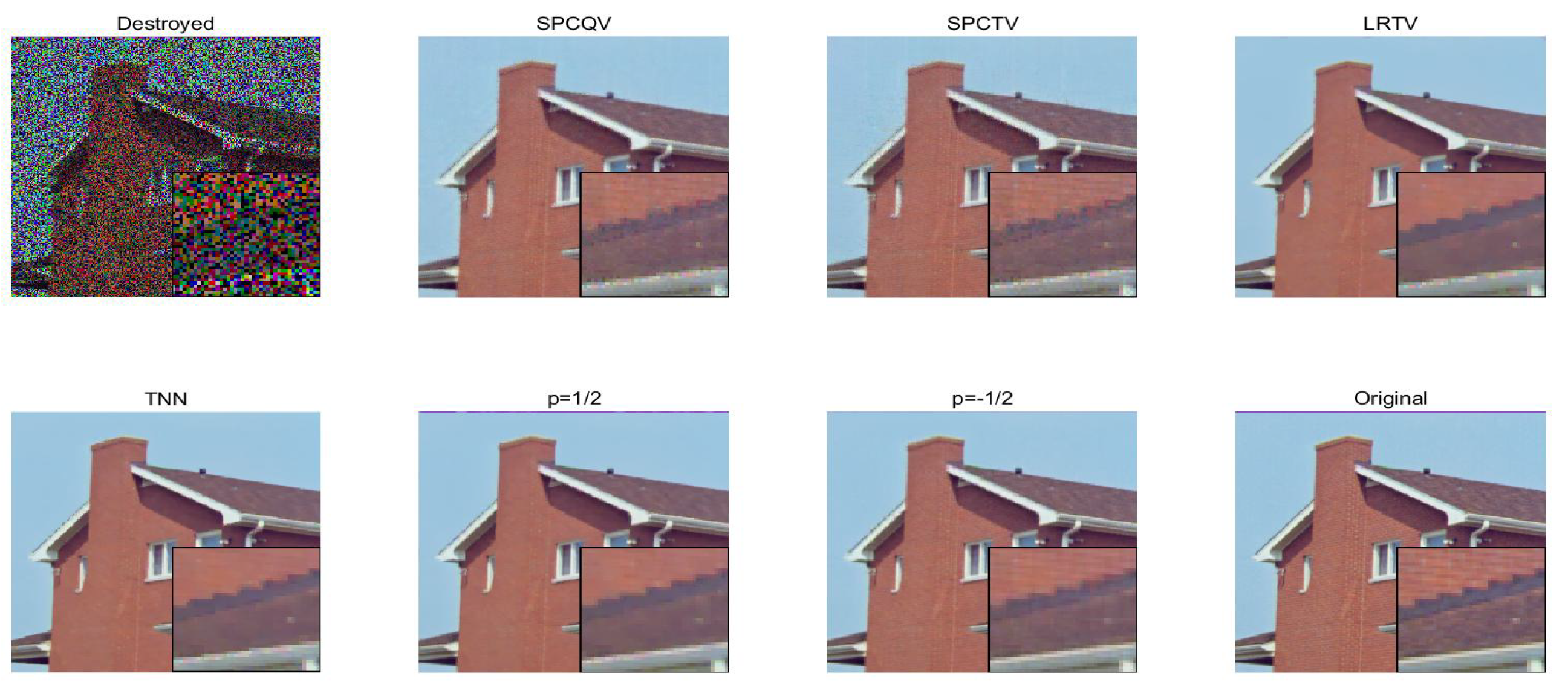 Nonconvex Tensor Relative Total Variation for Image Completion