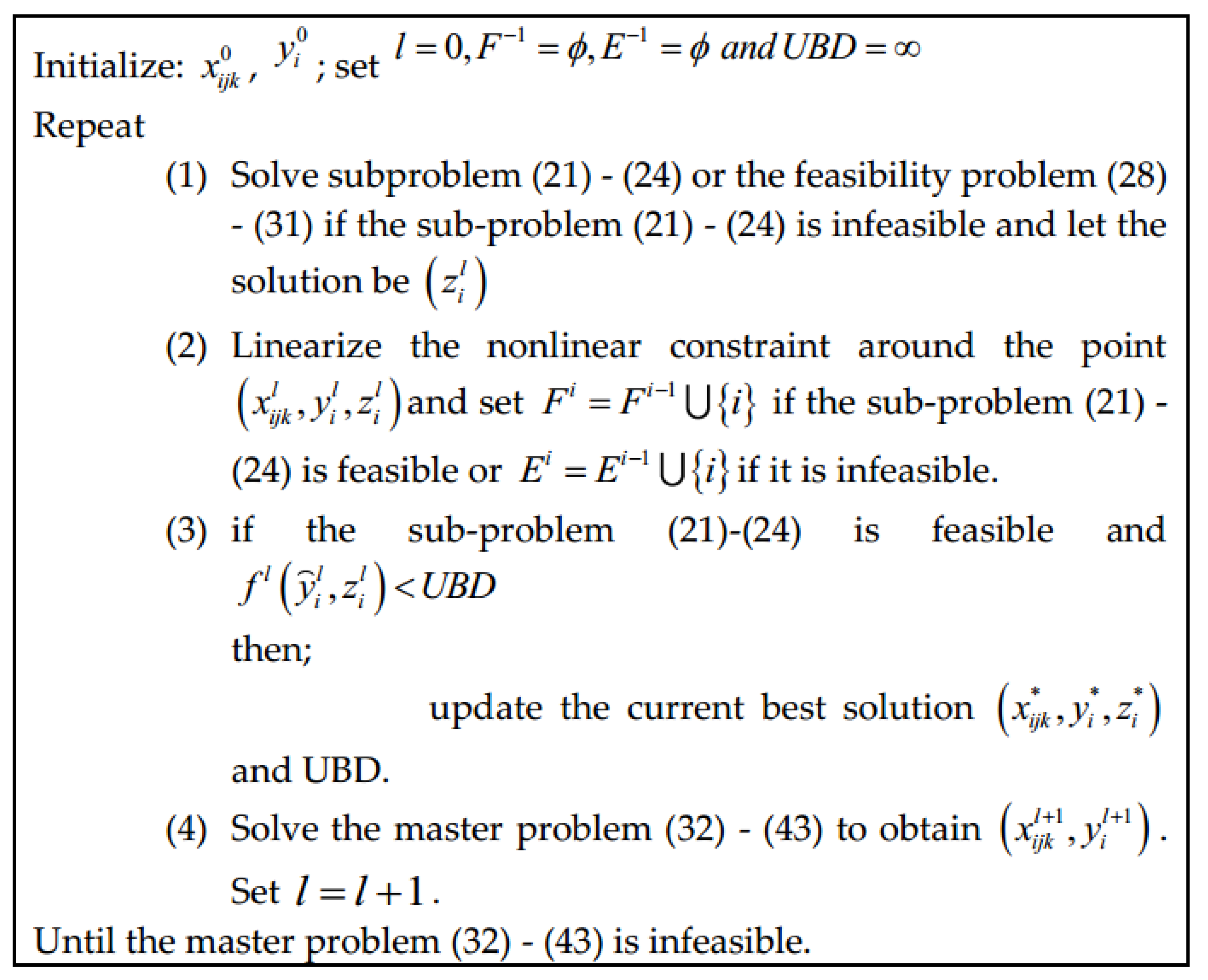An Outer Approximation Method for Scheduling Elective Surgeries with Sequence Dependent Setup ...
