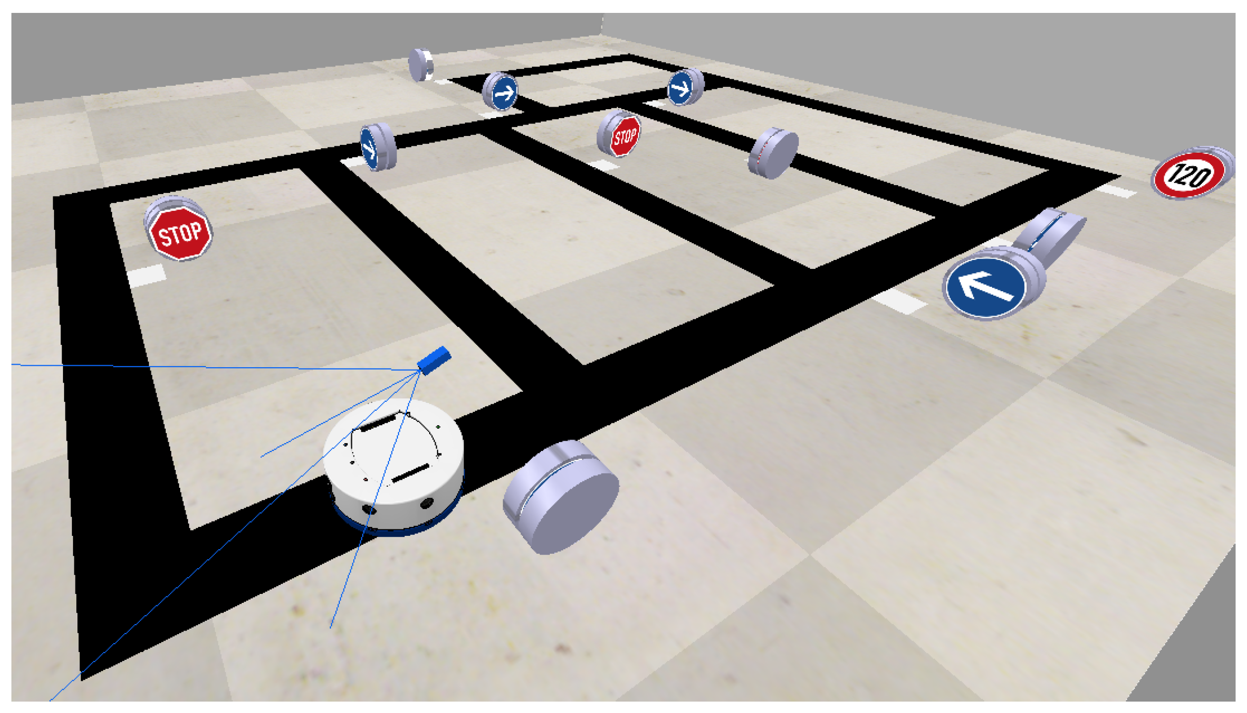 Mobile Robot Navigation Based on Embedded Computer Vision