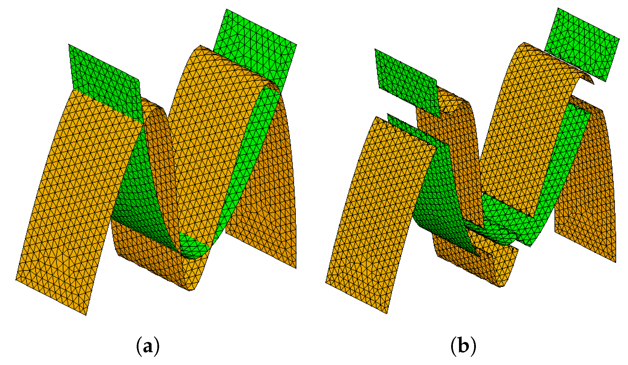 Simple and Robust Boolean Operations for Triangulated Surfaces