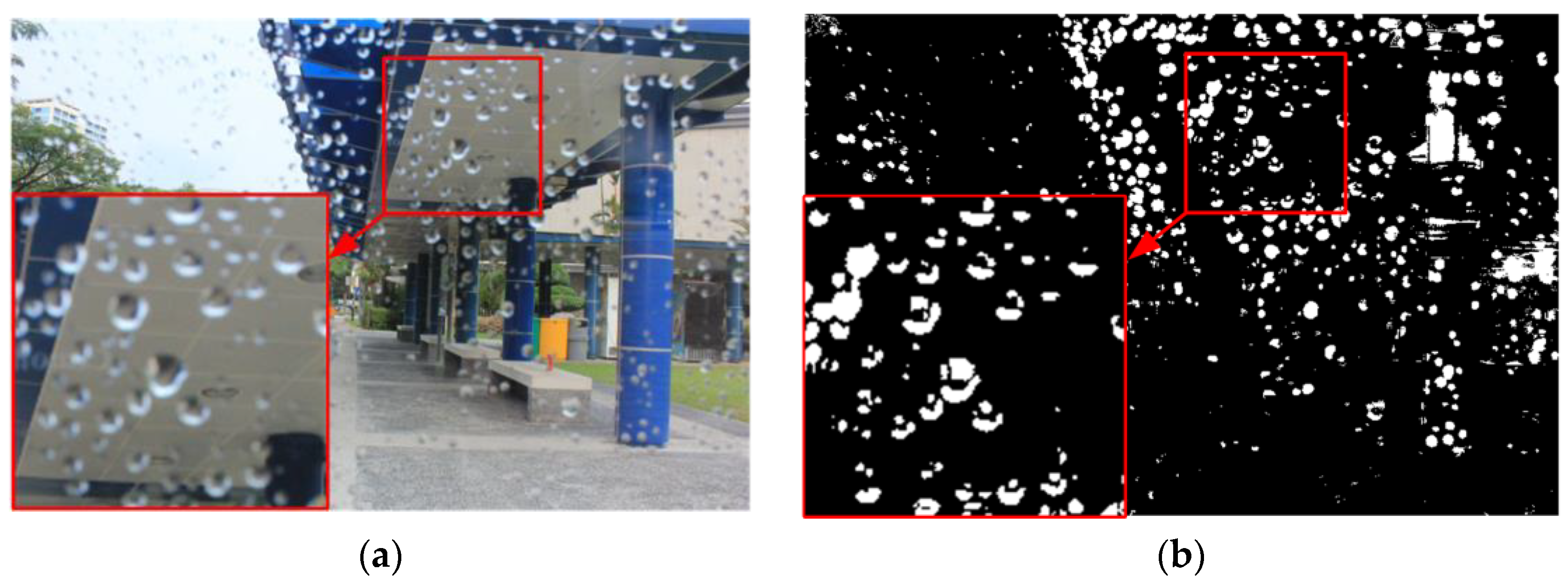 Raindrop-Removal Image Translation Using Target-Mask Network with Attention Module