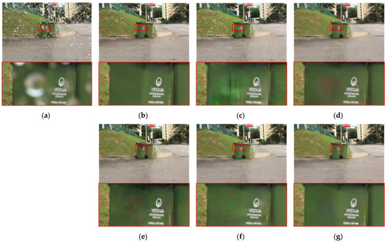 Raindrop-Removal Image Translation Using Target-Mask Network with Attention Module