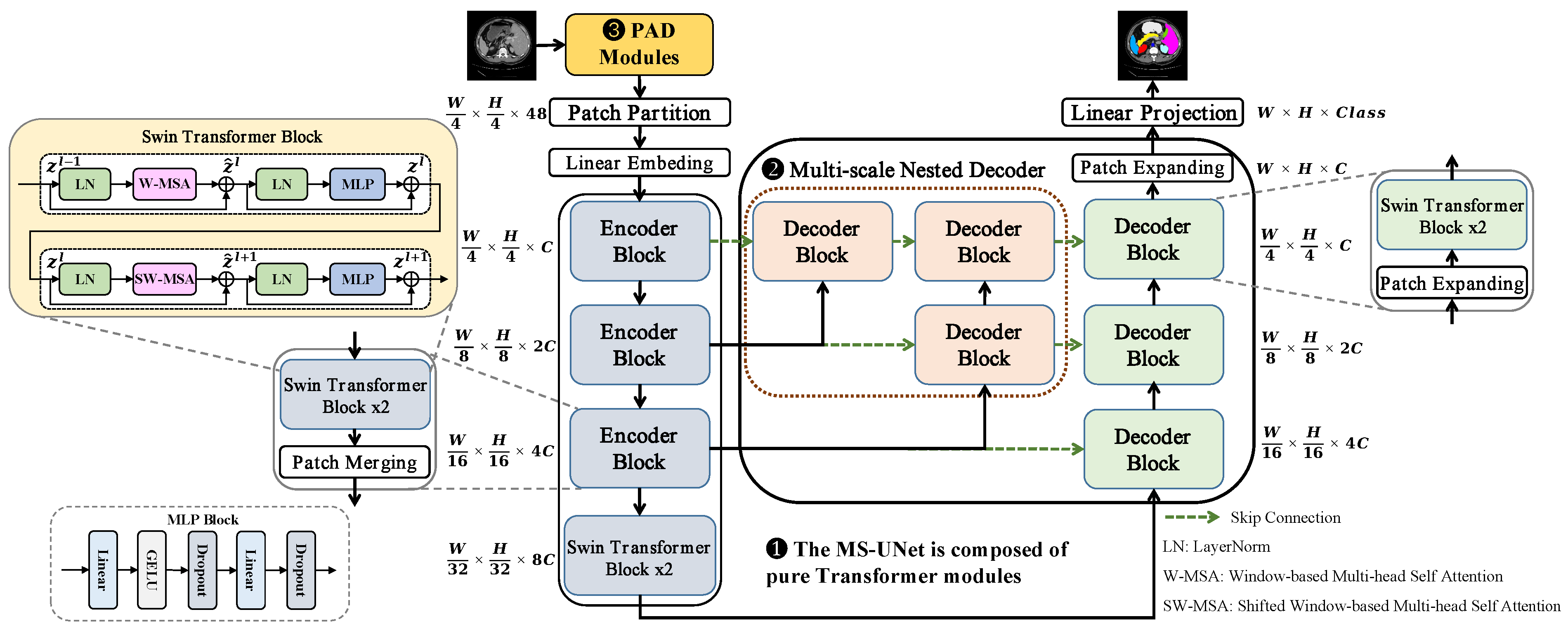 MS-UNet: Multi-Scale Nested UNet for Medical Image Segmentation with Few Training Data Based on ...