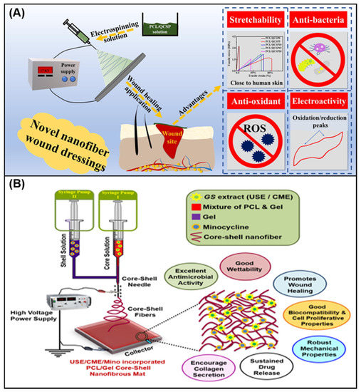 Membranes | Free Full-Text | Electrospun Medicated Nanofibers for Wound Healing: Review