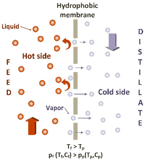 Membrane Distillation: Recent Configurations, Membrane Surface ...