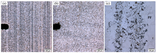 Experimental Investigation of Fatigue Crack Growth Behavior in Banded ...