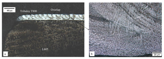 Feasibility Study on Deposition of Tribaloy T800 on Cobalt-Based L605 ...