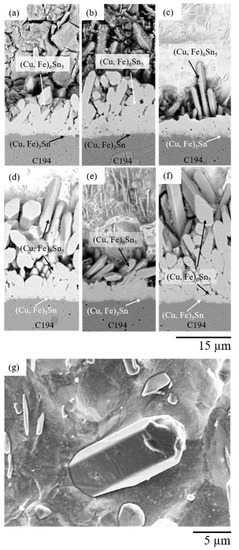 Investigation of the Sn-0.7 wt.% Cu Solder Reacting with C194, Alloy 25 ...