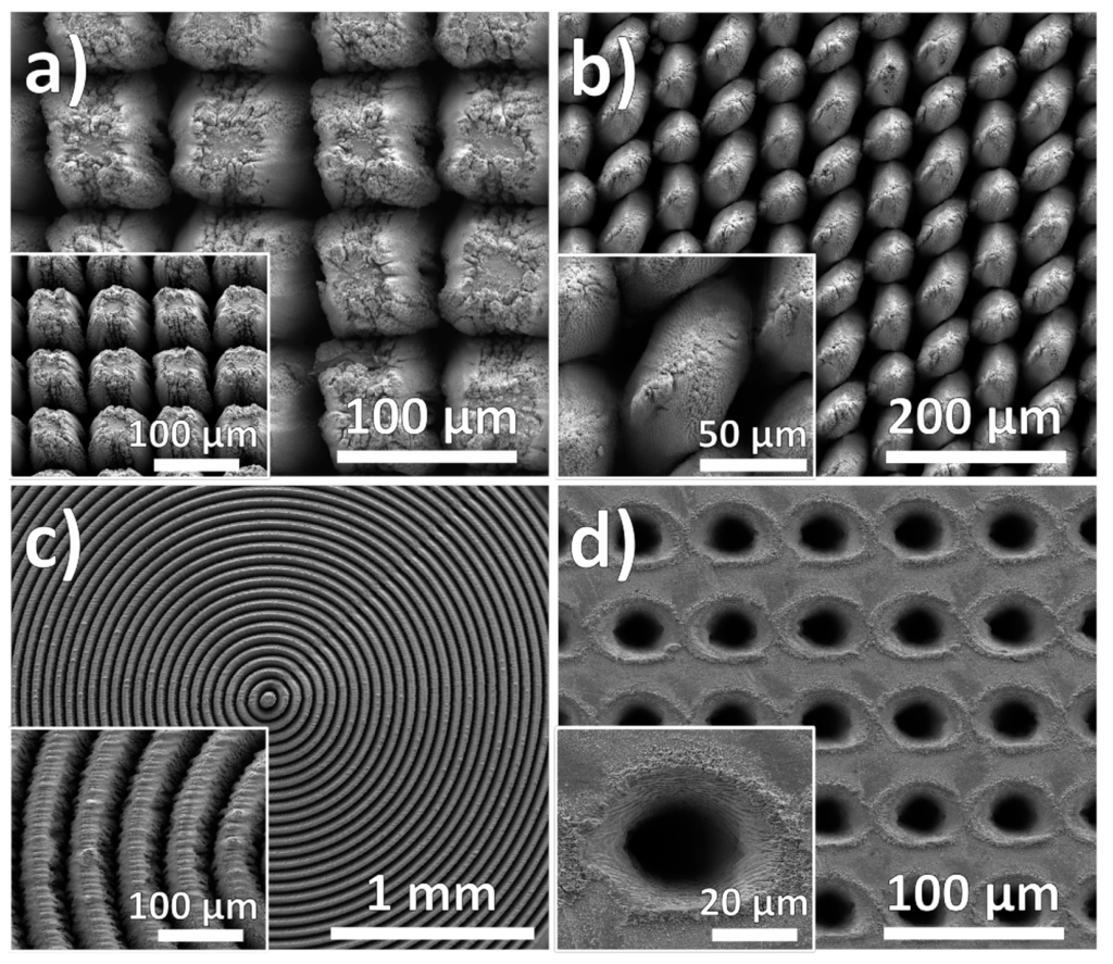 Fabrication of Micro/Nano Structures on Metals by Femtosecond Laser ...