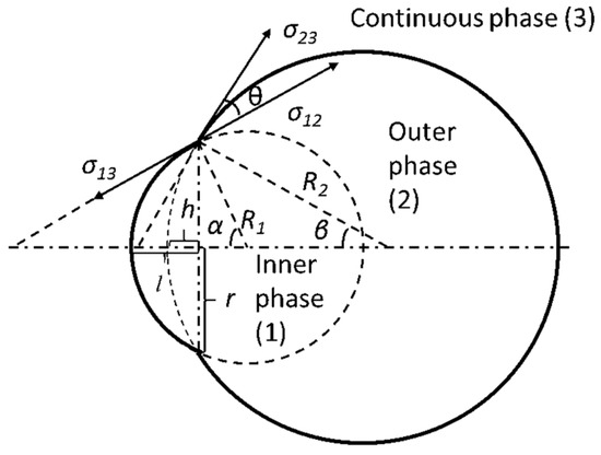 A Dewetting Model for Double-Emulsion Droplets