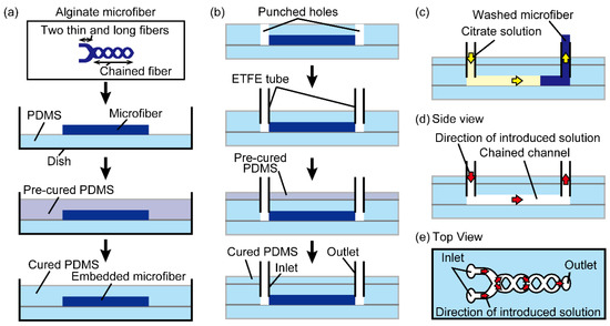 Formation of Branched and Chained Alginate Microfibers Using Theta ...