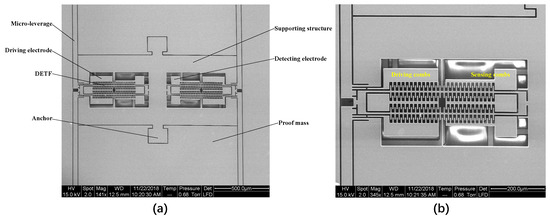 A Silicon Resonant Accelerometer Embedded in An Isolation Frame with ...