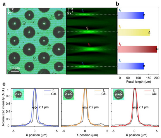 High-Identical Numerical Aperture, Multifocal Microlens Array through ...