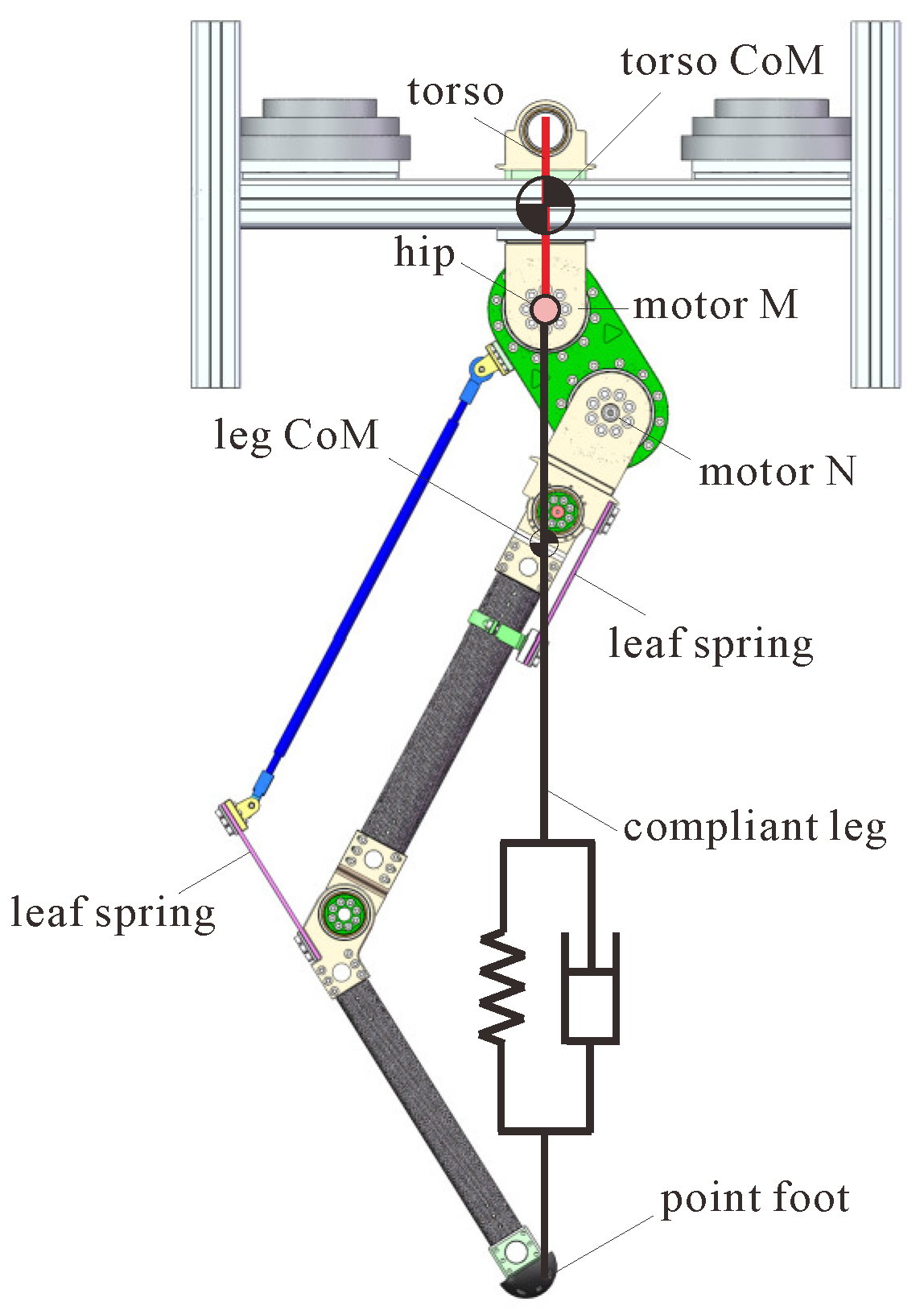 Stable and Fast Planar Jumping Control Design for a Compliant One ...