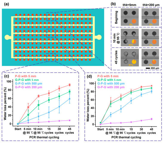 A Glass–Ultra-Thin PDMS Film–Glass Microfluidic Device for Digital PCR ...