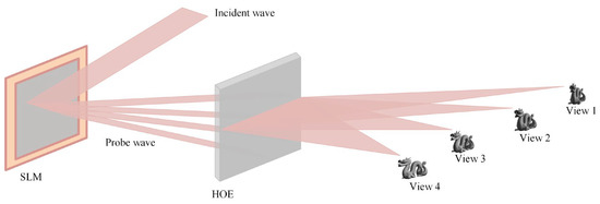 High Resolution Multiview Holographic Display Based on the Holographic Optical Element