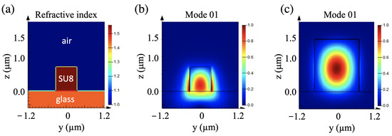 Design and Realization of Polymeric Waveguide/Microring Structures for Telecommunication Domain