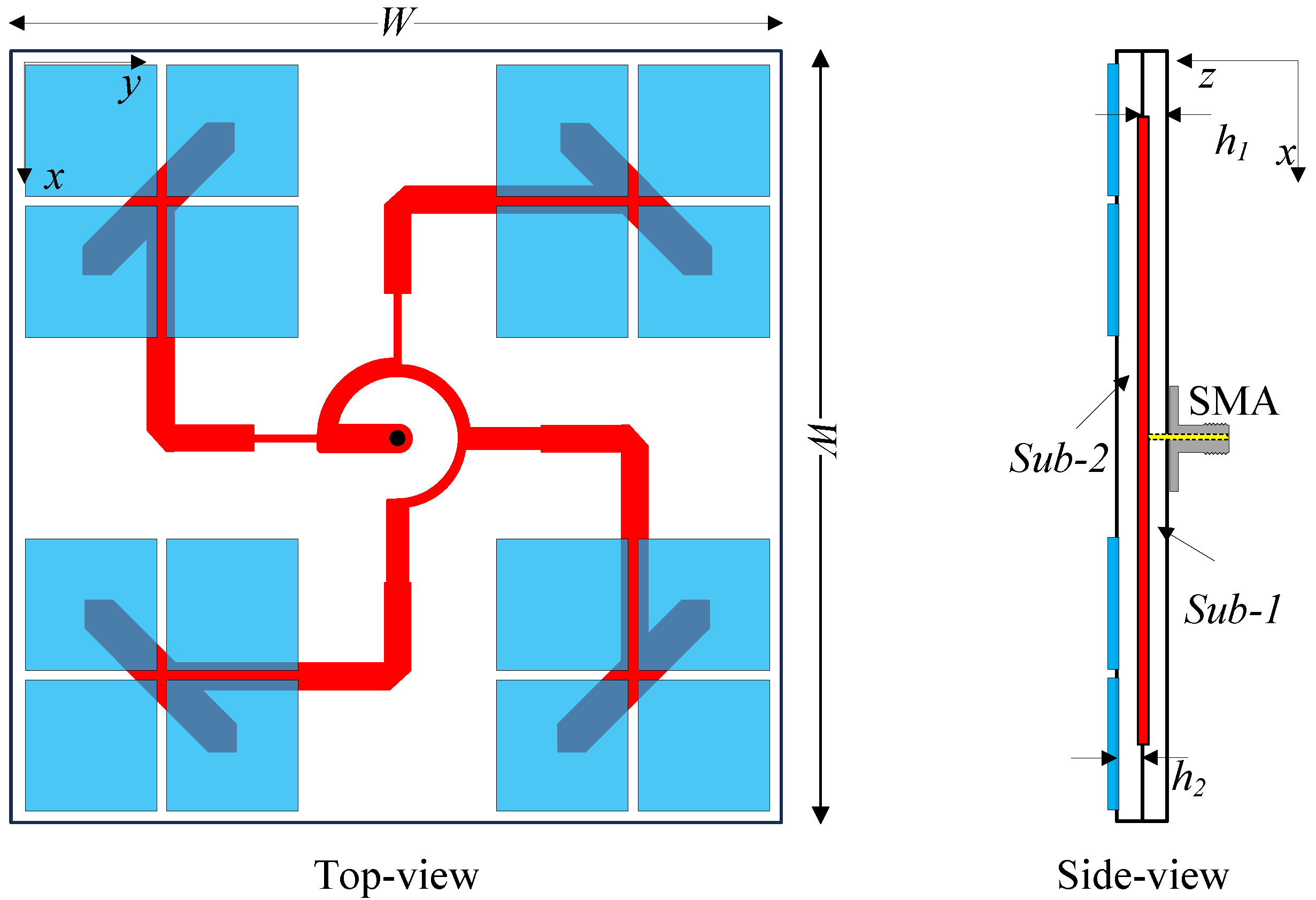 A Broadband MS-Based Circularly Polarized Antenna Array Using Sequential-Phase Feeding Network