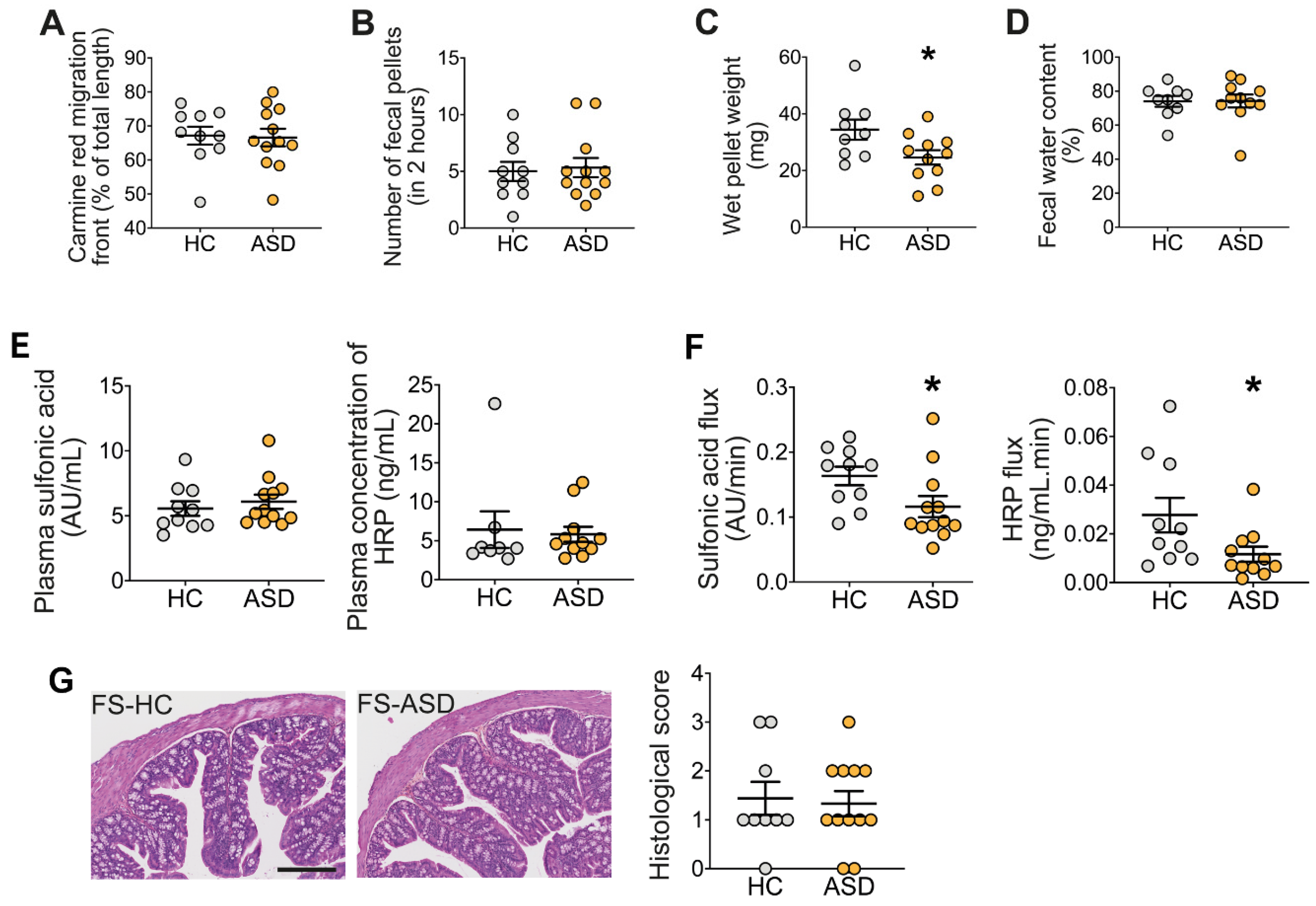 Fecal Supernatant from Adult with Autism Spectrum Disorder Alters ...