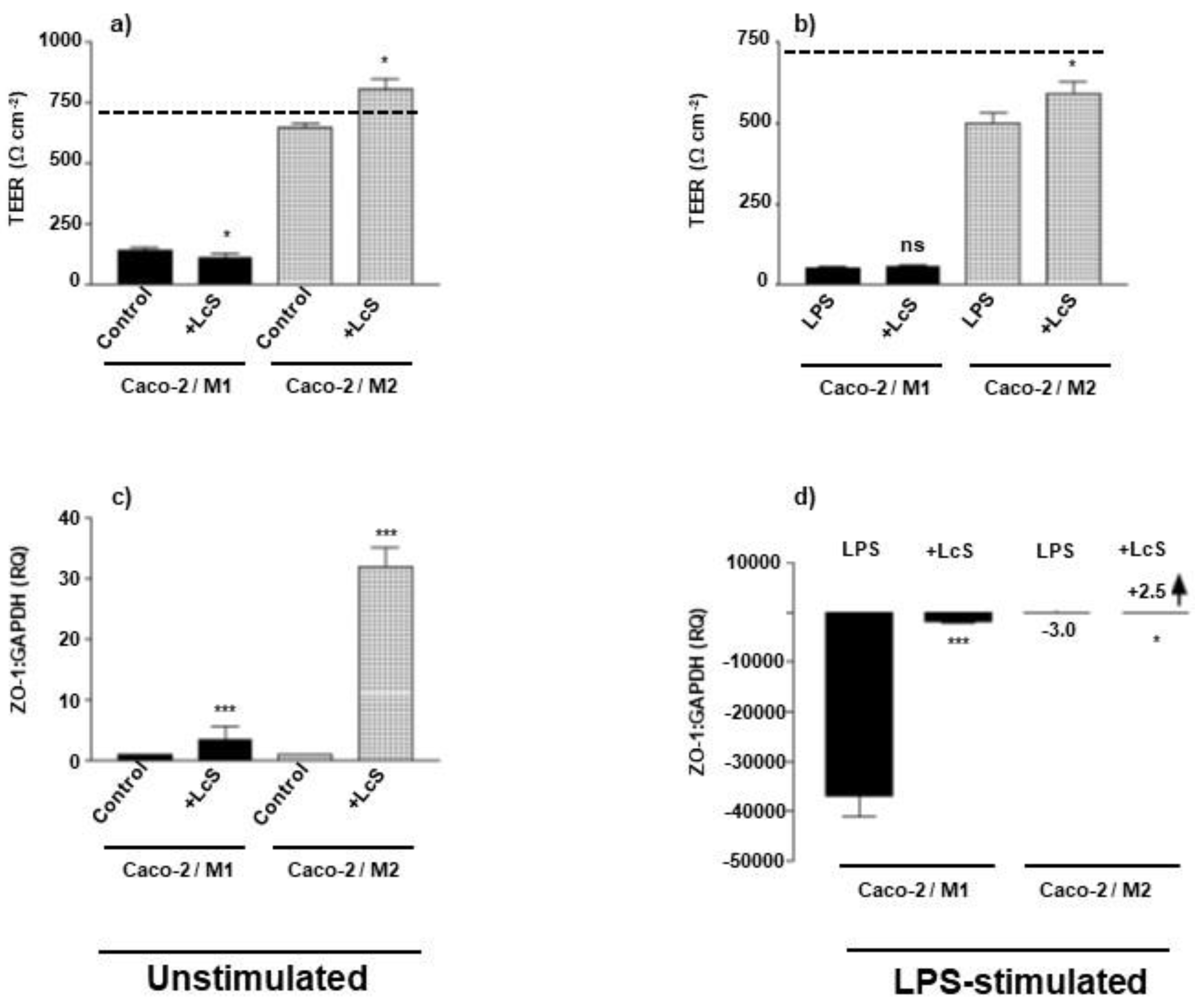 Lacticaseibacillus casei Strain Shirota Modulates Macrophage-Intestinal ...