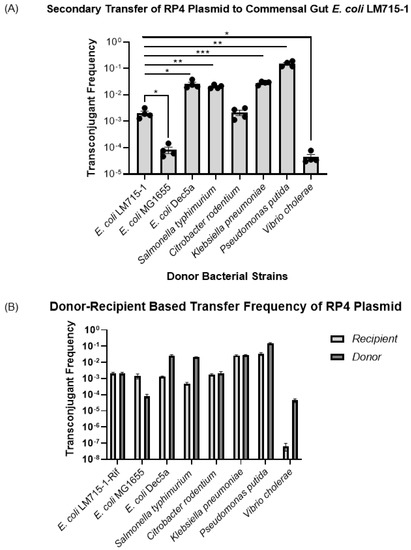 Conjugative RP4 Plasmid-Mediated Transfer of Antibiotic Resistance ...