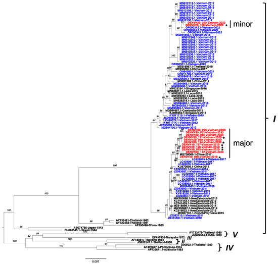 Molecular Characterization of Dengue Virus Strains from the 2019–2020 ...