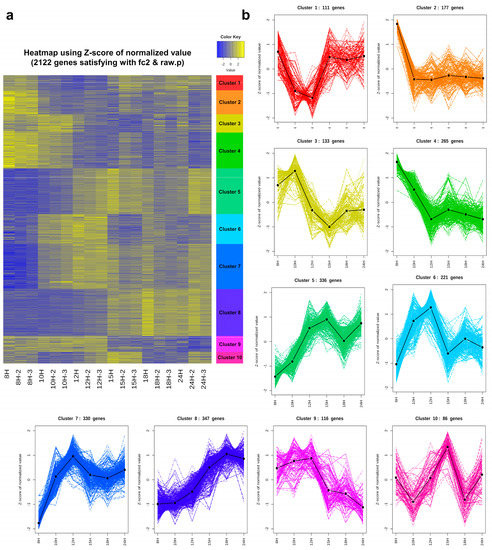 Time-Course Transcriptome Analysis of Bacillus subtilis DB104 during Growth
