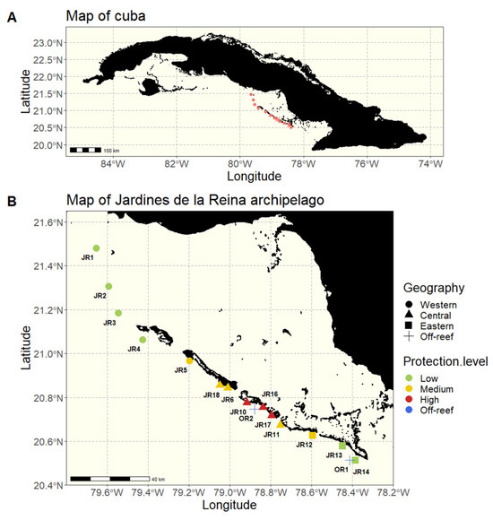 Coral Reef Water Microbial Communities of Jardines de la Reina, Cuba