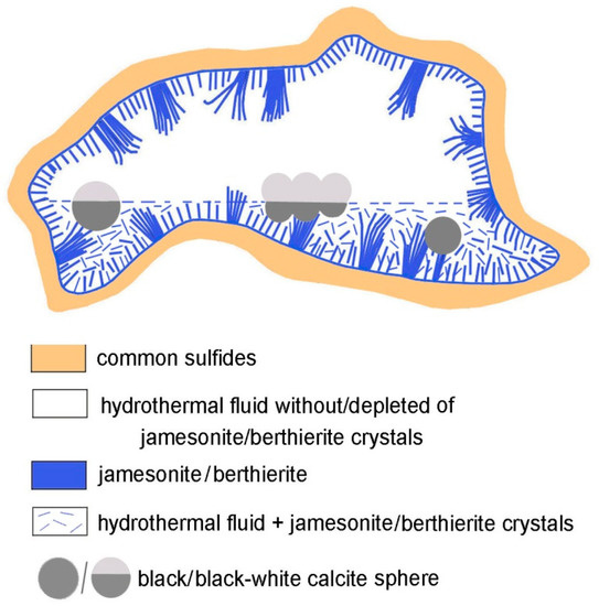 Minerals | Free Full-Text | Epithermal Bicolor Black and White Calcite ...