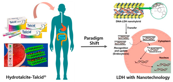 Biocompatible Hydrotalcite Nanohybrids for Medical Functions