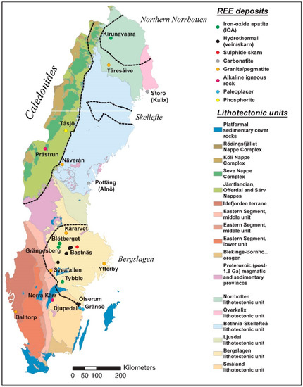 Geochemistry of Rare Earth Elements in Bedrock and Till, Applied in the ...
