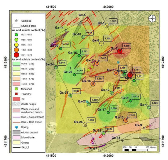 3D Spatial Distribution of Arsenic in an Abandoned Mining Area: A ...