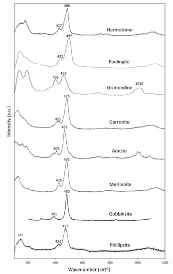 Raman Spectroscopic Characteristics of Zeolite Group Minerals