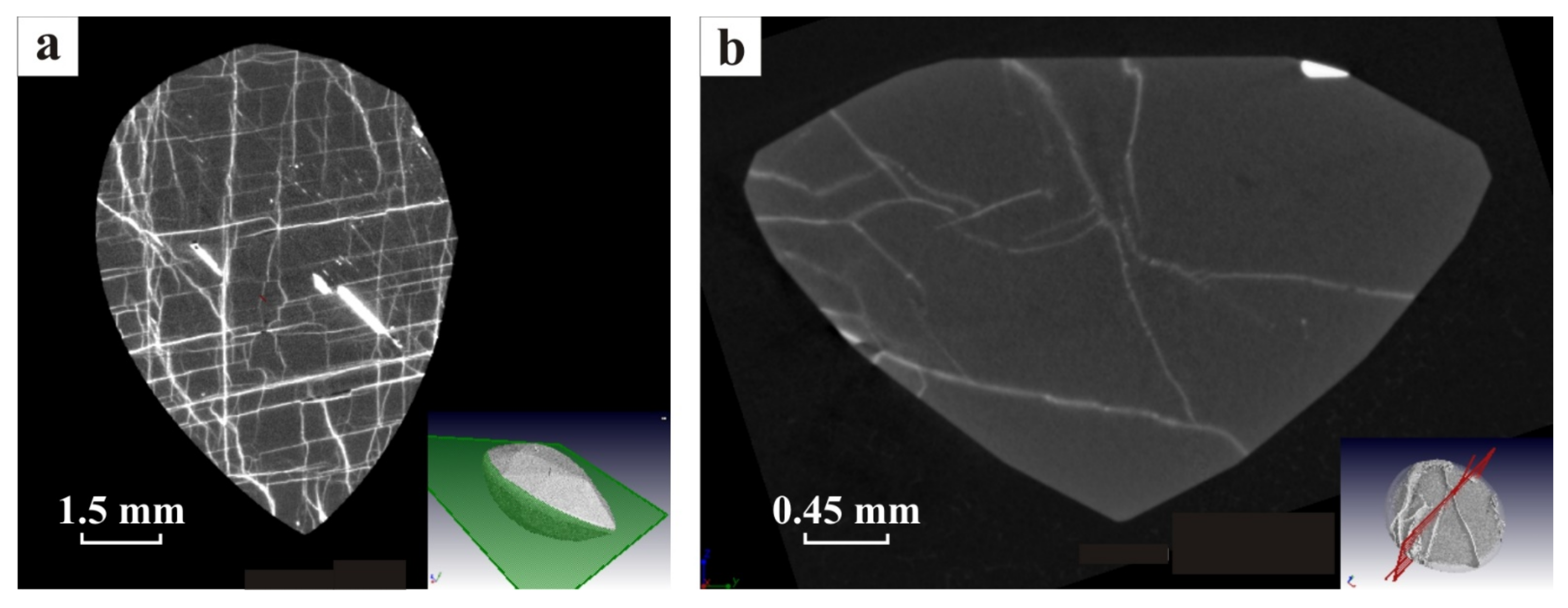 Characterization of Coloured Gemstones by X-ray Micro Computed Tomography