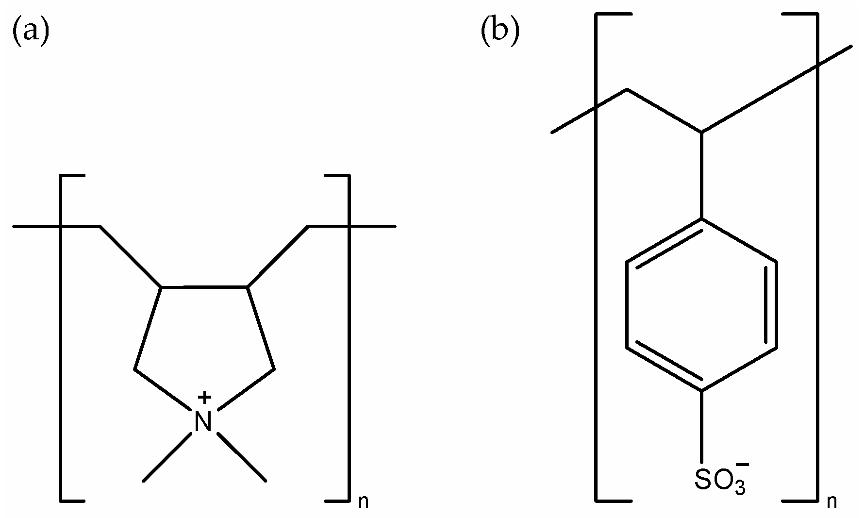 Adsorption of Polyions on Flat TiO2 Surface