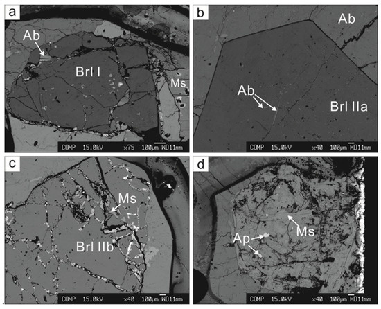 Minerals | Free Full-Text | Beryl Mineralogy and Fluid Inclusion ...