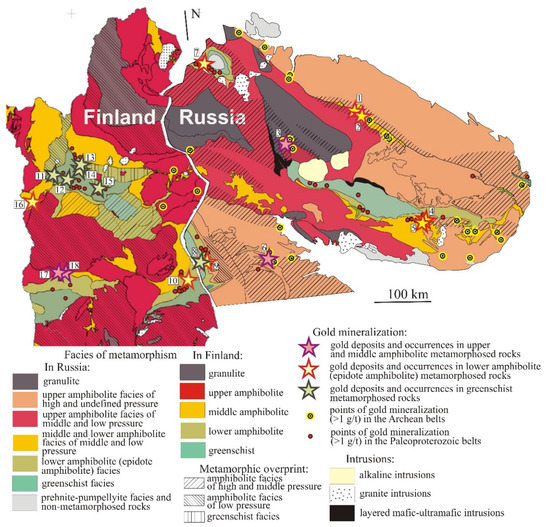 Stages of Gold Deposits Formation in the Precambrian of the North ...