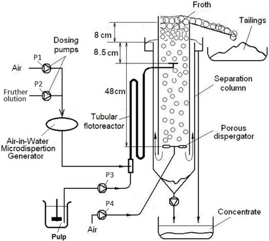 Reverse Column Flotation of Ultrafine Magnetite Mixture with Fine Glass ...